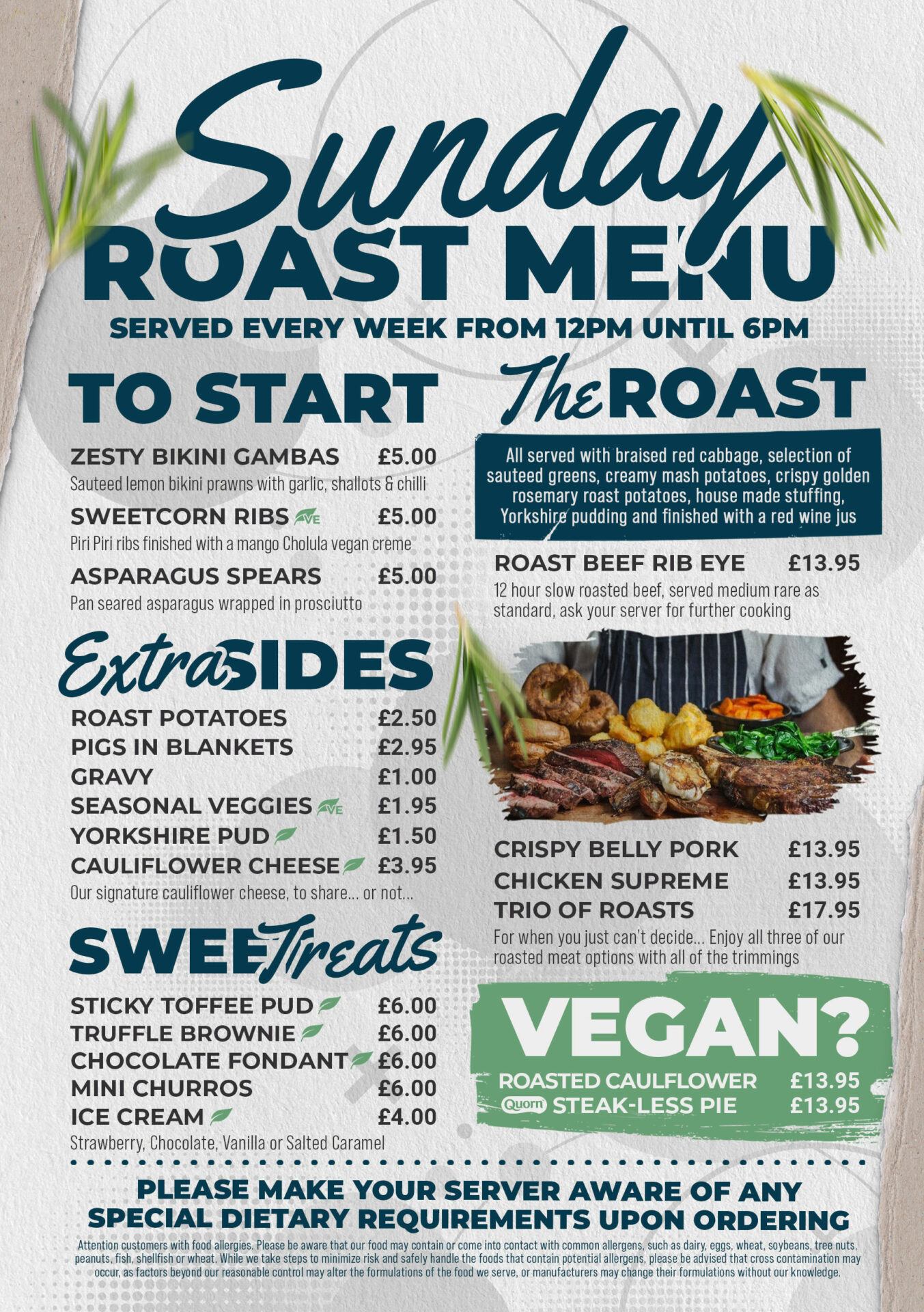 Menu - The Yard Coventry