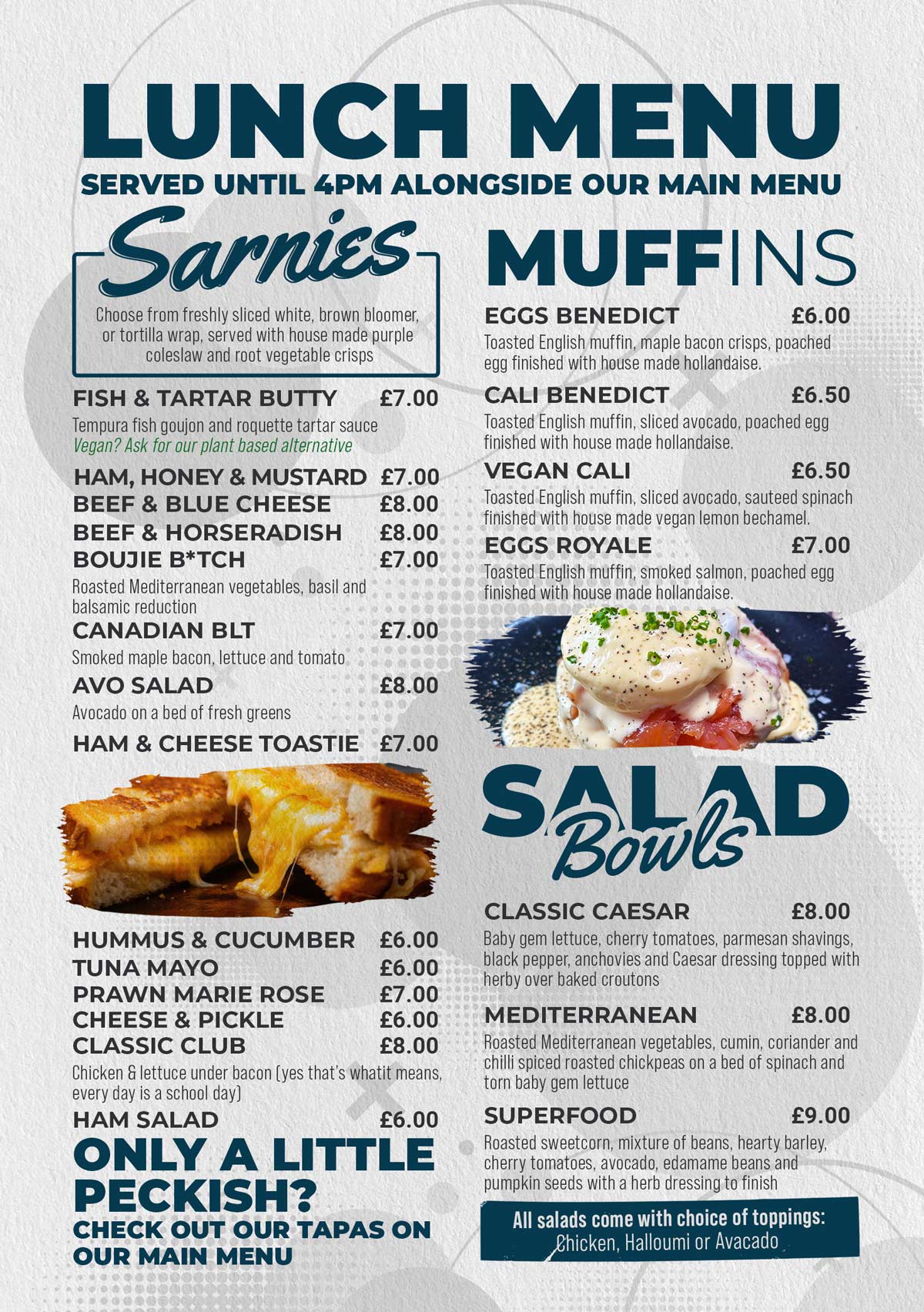 Menu - The Yard Coventry